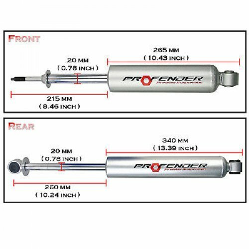PROFENDER Suspension Shock Absorber For Isuzu D-Max Dmax 2002-2011 4WD ...
