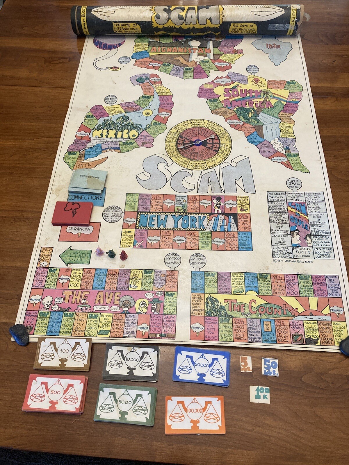 ORIGINAL 1971 SCAM The Game Of International Dope Smuggling Copyright ...