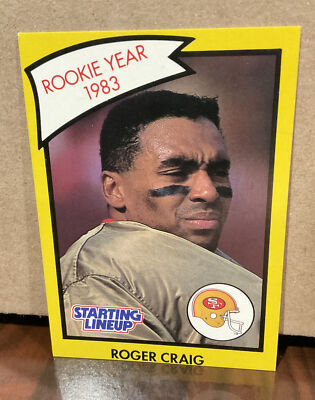 ROGER CRAIG 1990 KENNER STARTING LINEUP CARD “ROOKIE YEAR” - SAN ...