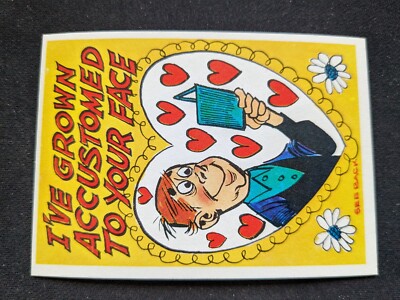 1960 Topps Funny Valentines Card # 63A I've Grown Accustomed to Your ...