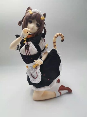 New 1/4 34CM Maid Cat girl Anime Figures PVC toy No box Can take ...