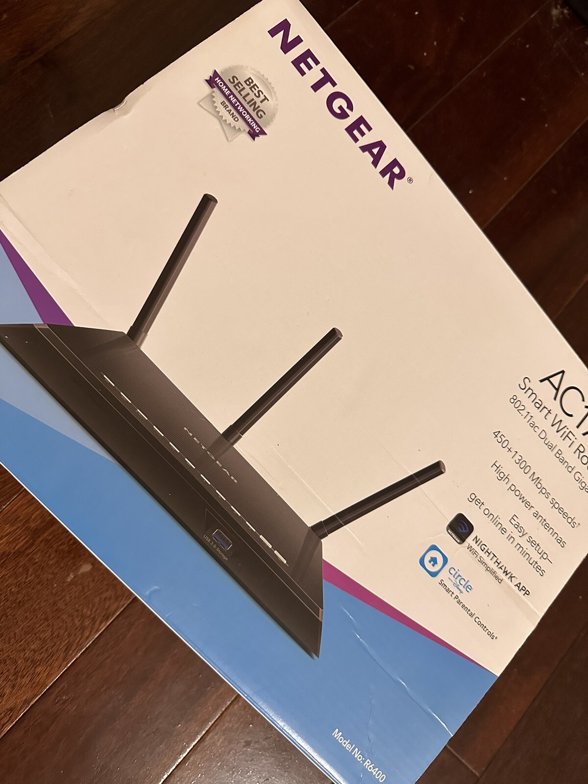 NETGEAR R6400v2 Nighthawk AC1750 Smart WiFi Router | eBay