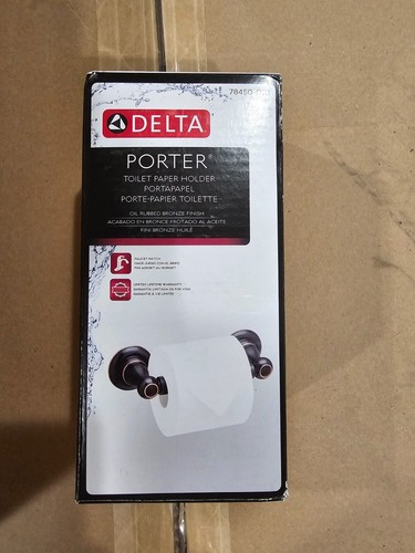 Delta 78450-OB1 Porter Toilet Paper Holder in Oil Rubbed Bronze | eBay