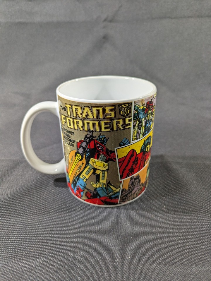 Transformers Mug Comic Strip Optimus Prime Park Avenue | eBay