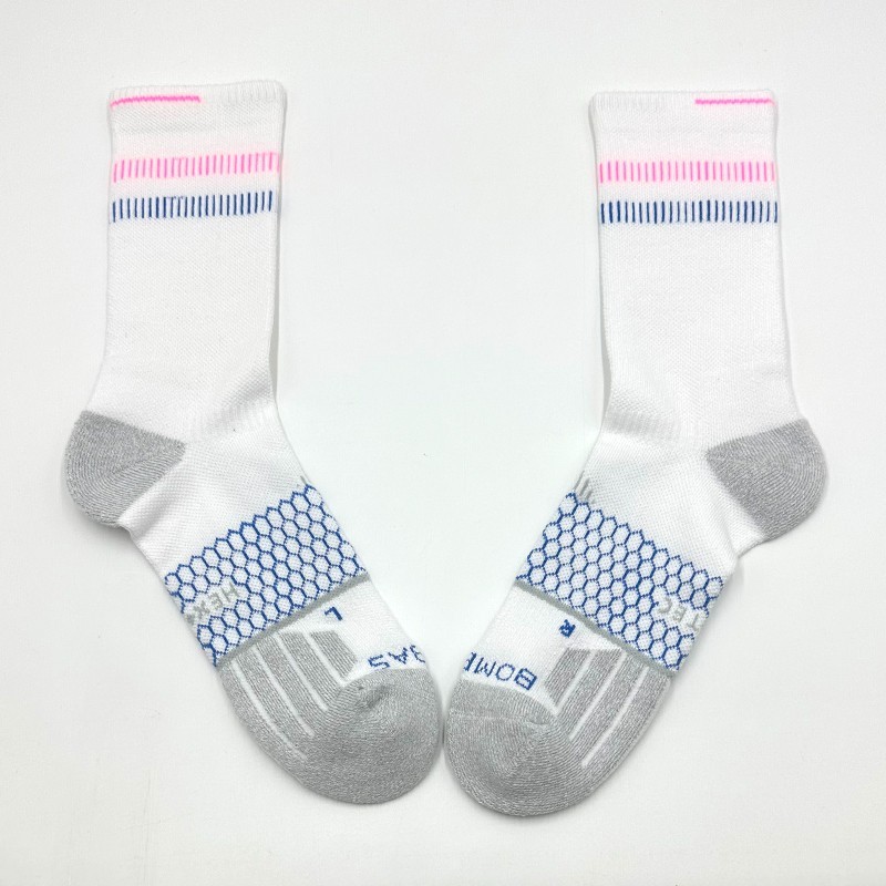 4 pairs Bombas Women's Performance Running Calf Socks Size Large 2 ...