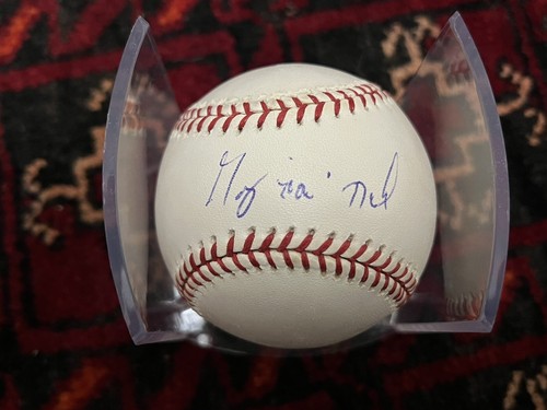 Greg Toe Nash Hand Signed Auto Official Major League Baseball MLB PSA ...