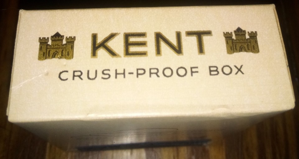 Vintage Kent Cigarettes Micronite Filter Empty Flip Top Box Tax Stamp ...