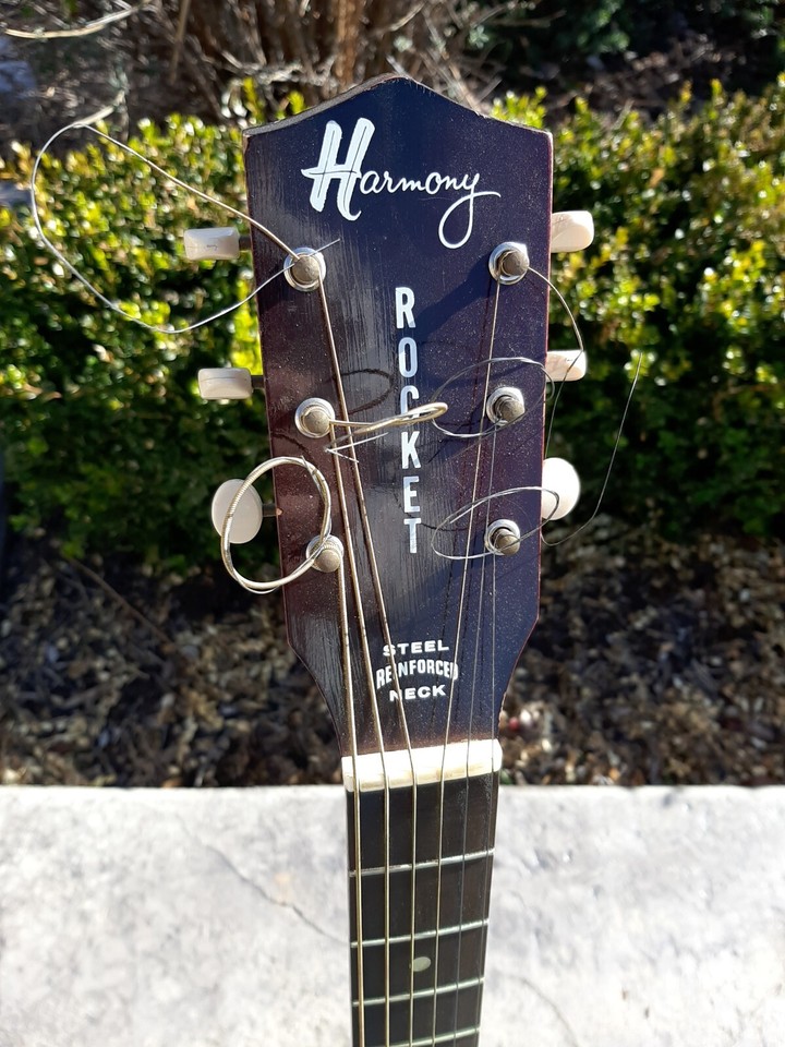 Harmony Rocket Guitar With Case. | eBay