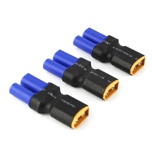 3pcs EC3 Female to XT60 Male No Wire Adapter for RC Lipo Battery/ESC ...