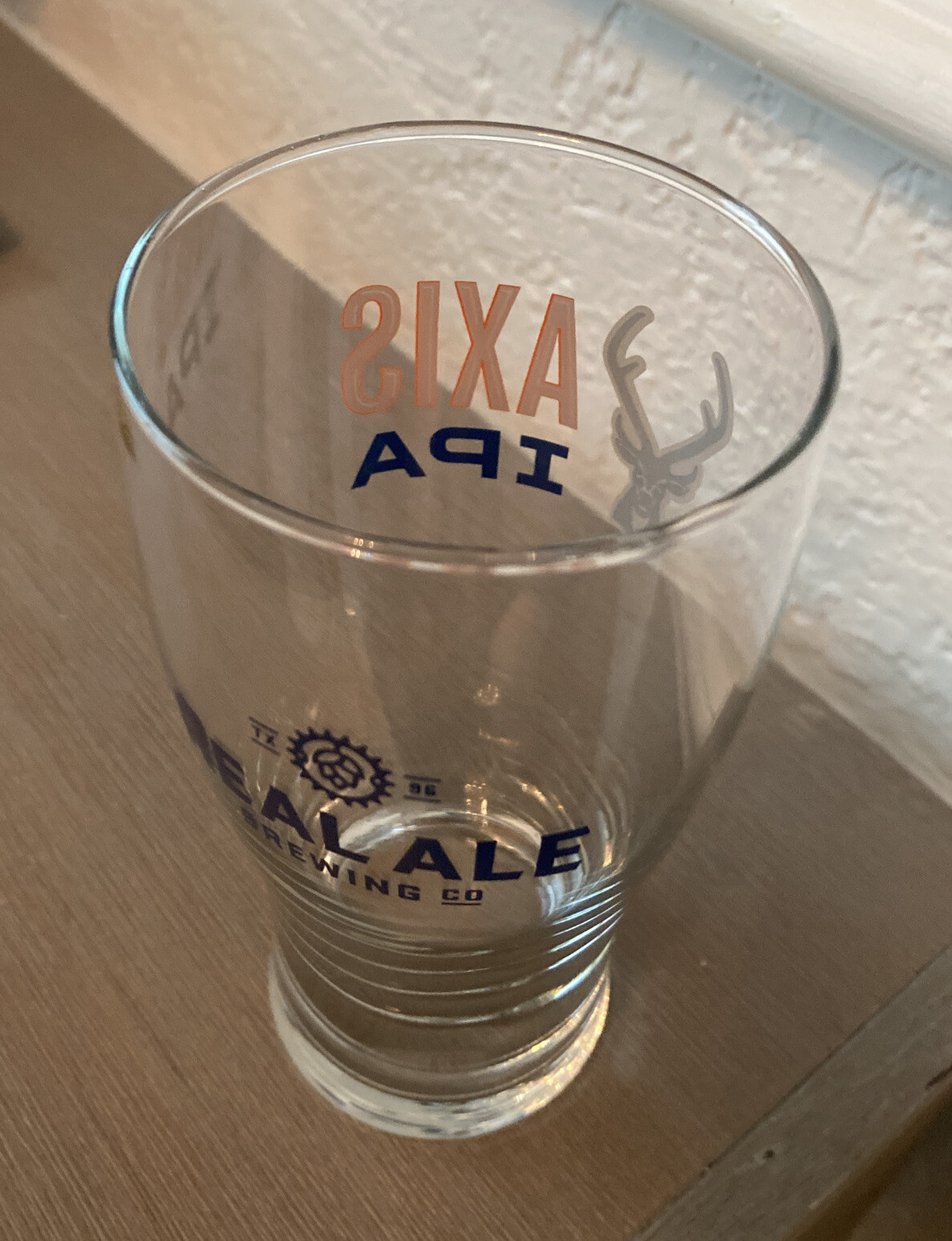 Axis IPA Real Ale Brewing Company Texas 16oz Beer Pint Glass Blanco | eBay