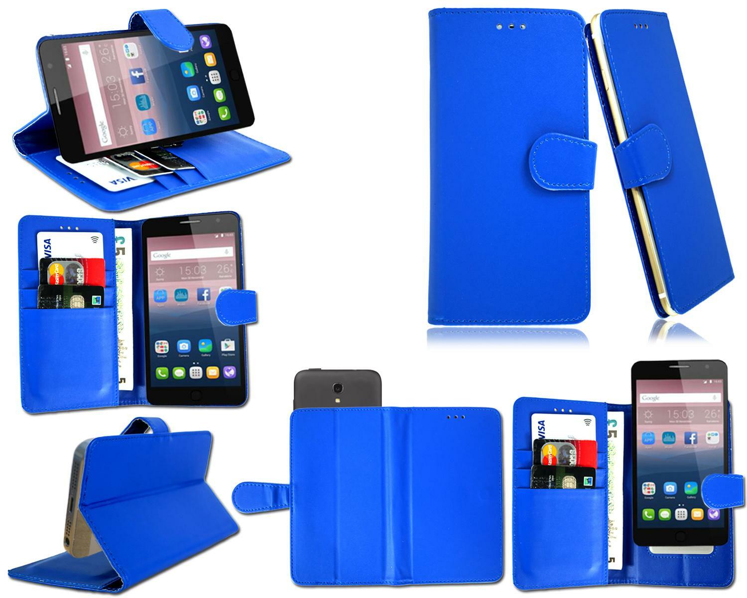 New Genuine Premium Leather Flip Wallet Phone Case Cover For IMO Q2 ...