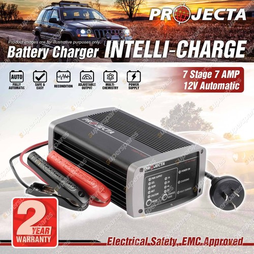 Projecta Intelli-Charge 12 Volt 7 Stage Battery Charger Suit AGM ...