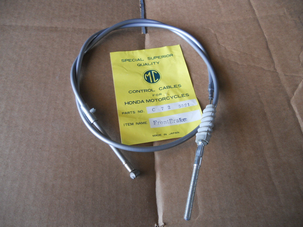 NOS MC Brand Front Brake Cable Fits: C72 C77 C72 5521 45450-259-000 | eBay