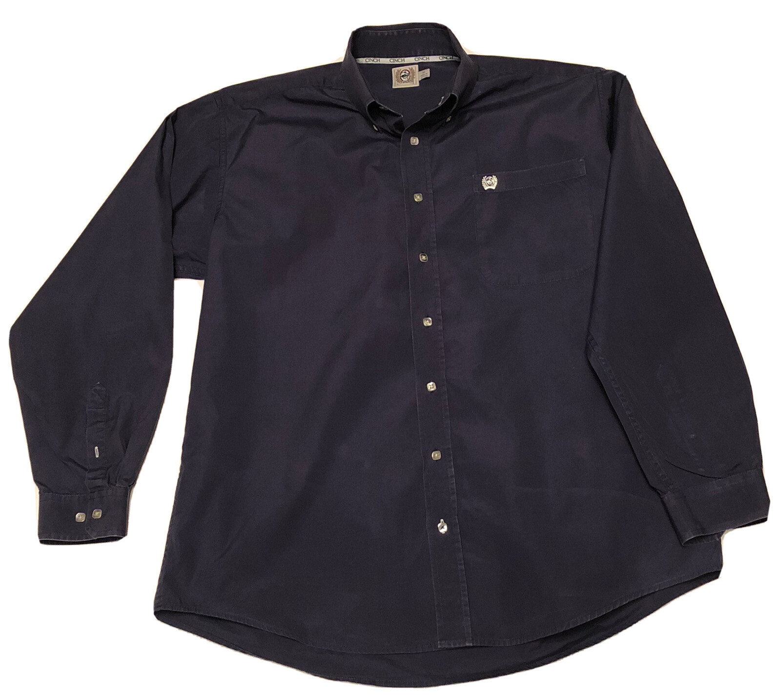 Cinch Button Down Shirt Medium | eBay