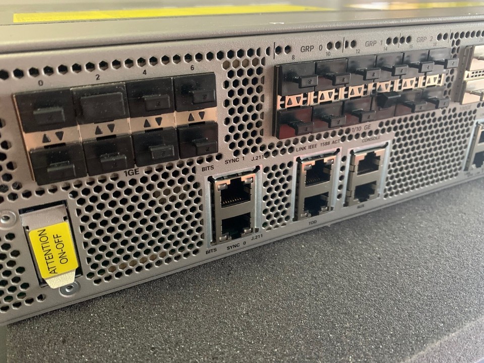 CISCO ASR-9901, 456G, 16x1GE, 24x1/10GE, 2x100GE, 64-bit IOS, Dual AC ...
