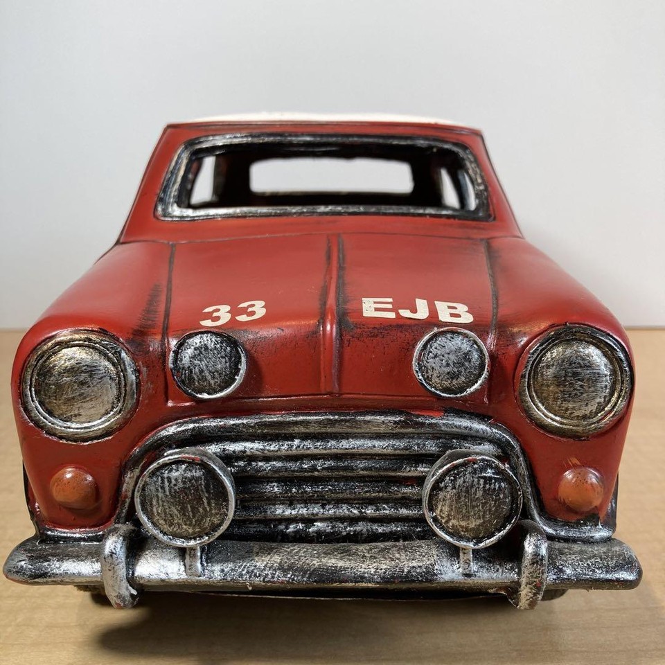 Tinplate Tin toy MINI COOPER Japan limited rare Vintage toys Red Body ...
