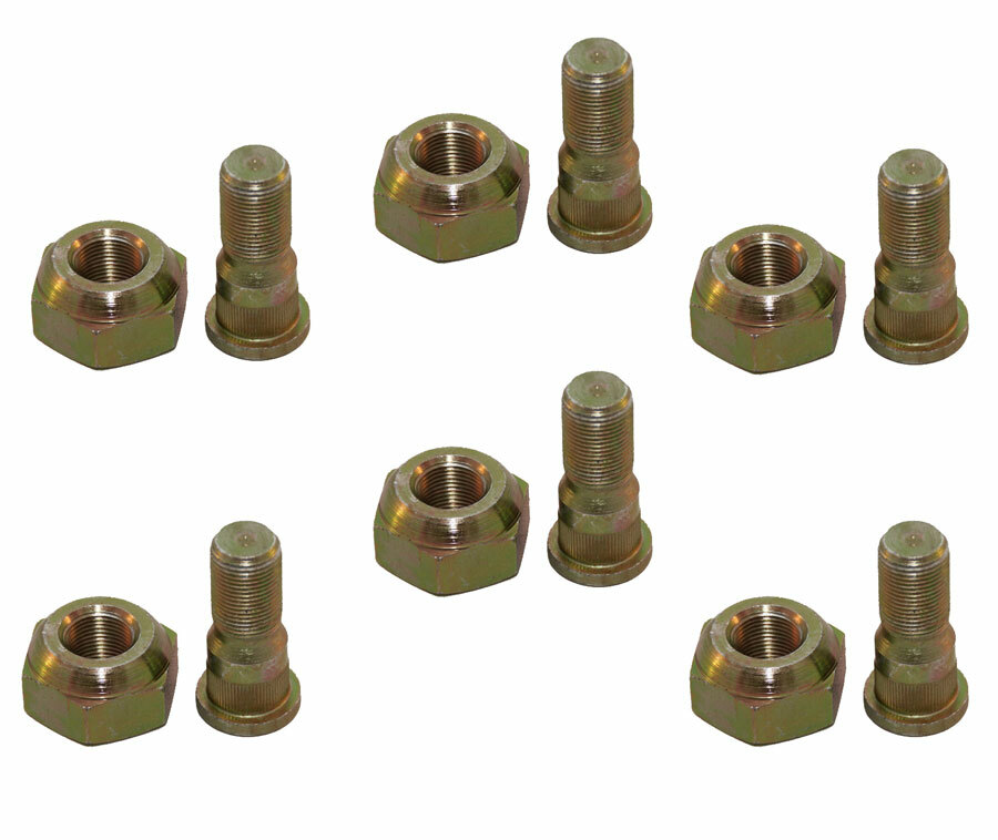 x6 Front Wheel Studs & Nuts RH For Isuzu NPR/NQR 7.5T 4HE1/4HK1 1998>ON ...