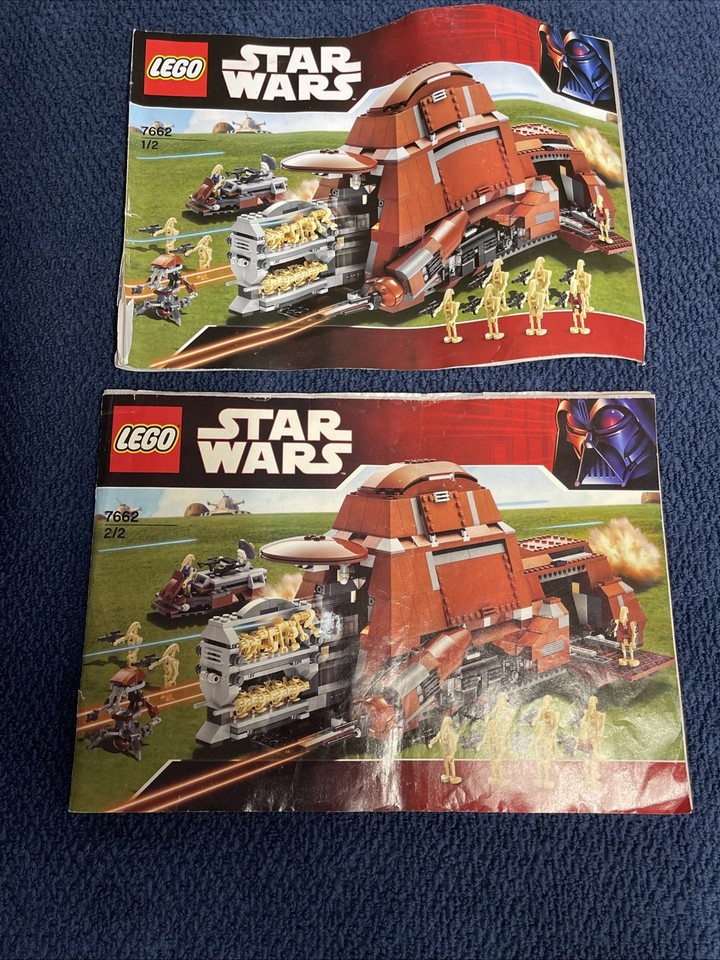 LEGO STAR WARS 7662 Trade Federation MTT 100% Complete W/Instructions ...