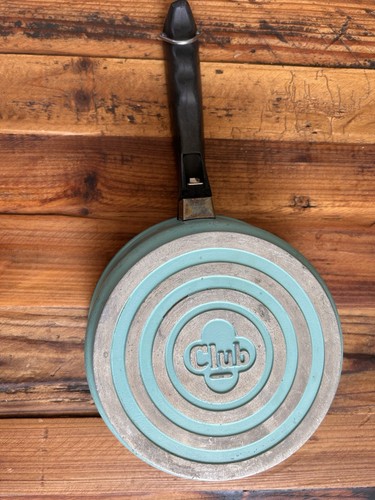 Vintage Aqua CLUB 2 Qt Pot NO LID 7.5" Turquoise Cast Aluminum Retro ...