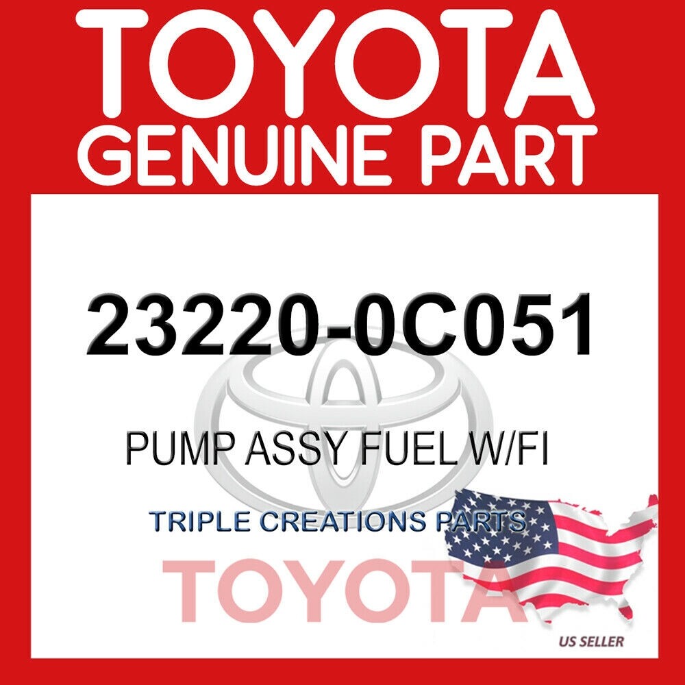 23220-0C051 GENUINE OEM TOYOTA PUMP ASSY FUEL WITH FILTER 232200C051 | eBay