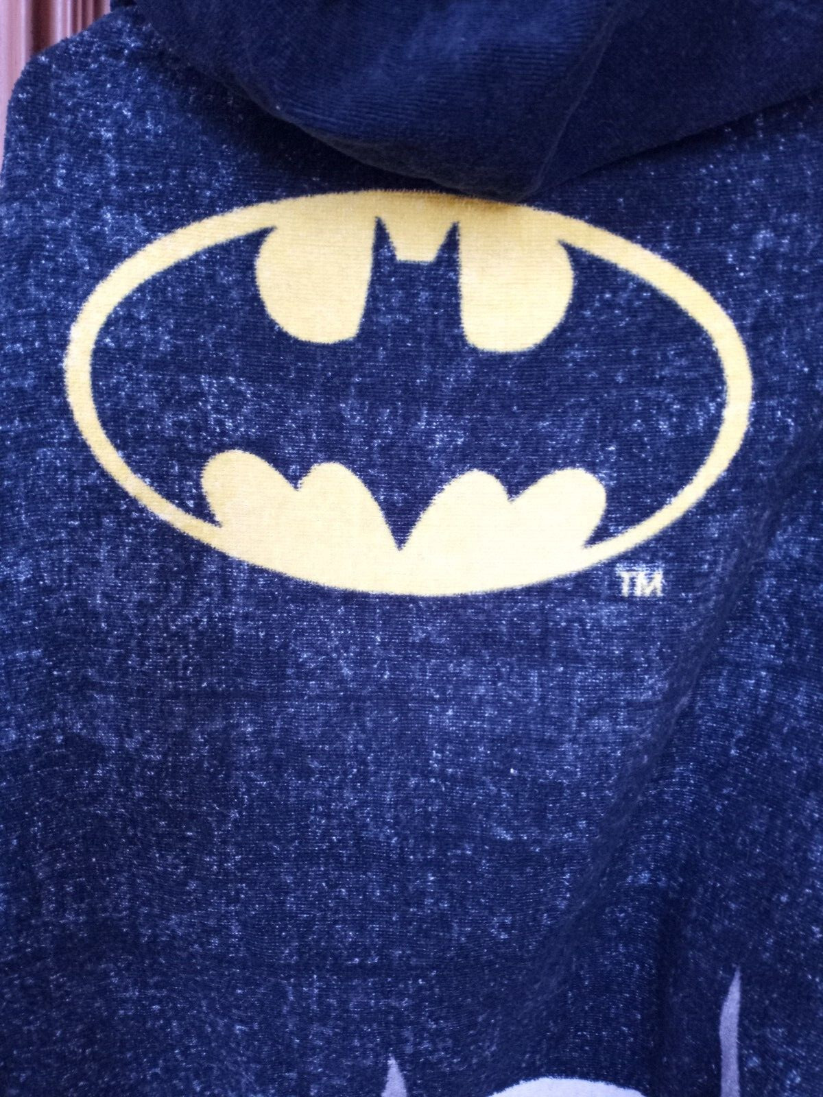 Batman Kids Bath/Pool/Beach Super Soft Cotton Terry H… - Gem