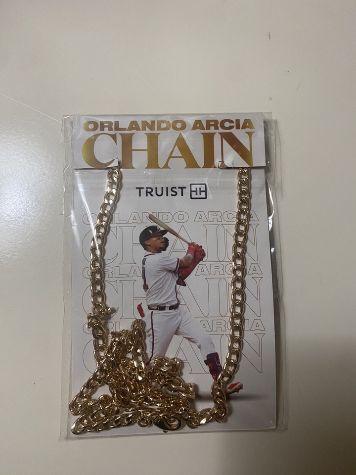 Orlando Arcia Chain Atlanta Braves #11 | eBay