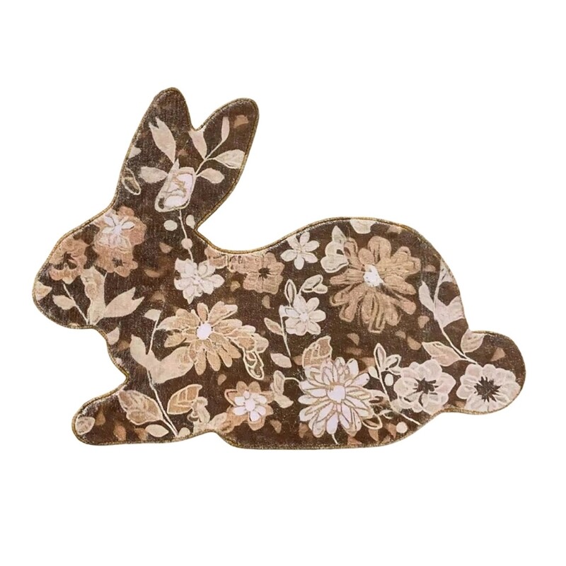 Rabbit Shaped Door Mats Easter Doormat Rugs Floor Mats Antislip Welcome ...