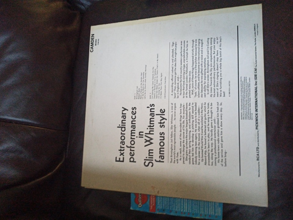 Slim Whitman Birmingham Jail Cdm 1018 Vinyl Record Lp | eBay