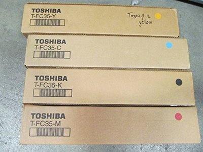 4PK New ! Genuine Toshiba E-Studio 2500C 3500C 3510C Toner T-FC35-K T ...