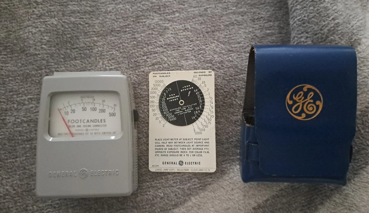 General Electric Light Meter Footcandles | Shelly Lighting