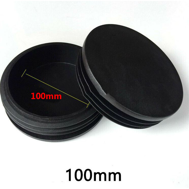 90 -100mm Dia Round Plastic Blanking End Caps Tube Pipe Inserts Plug ...