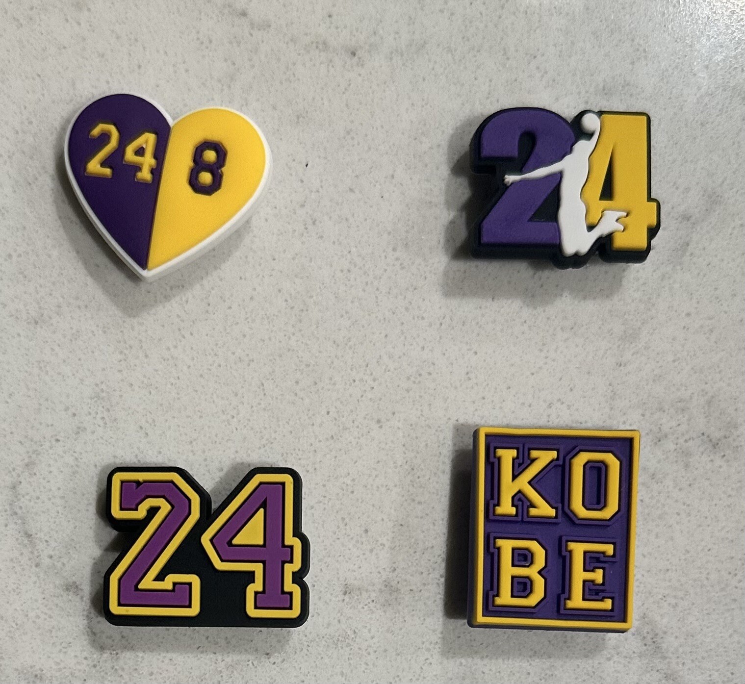 Kobe Basketball Themed Pack NBA Shoe Charms for Crocs | eBay