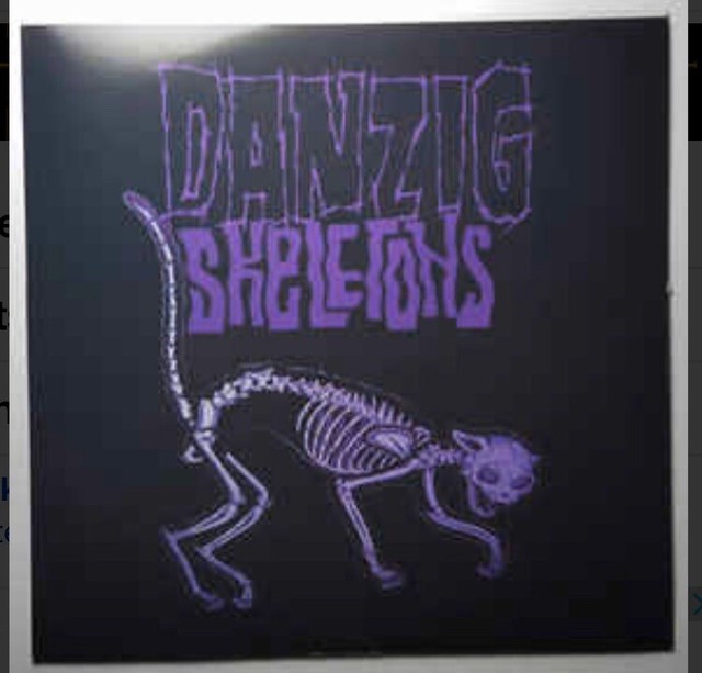 Danzig Skeletons LP 1st Pressing Vinyl Bootleg RARE KBD Samhain Misfits ...
