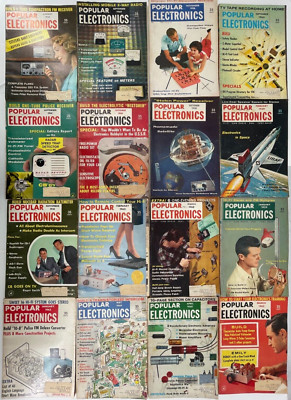 Vintage Popular Electronics Magazines lot of 16 items #7 | eBay
