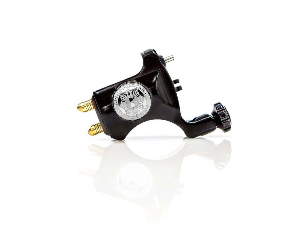 Bishop V6 Rotary Tattoo Machine Gun 4.2mm RCA Gunmetal Pro Liner Shader ...