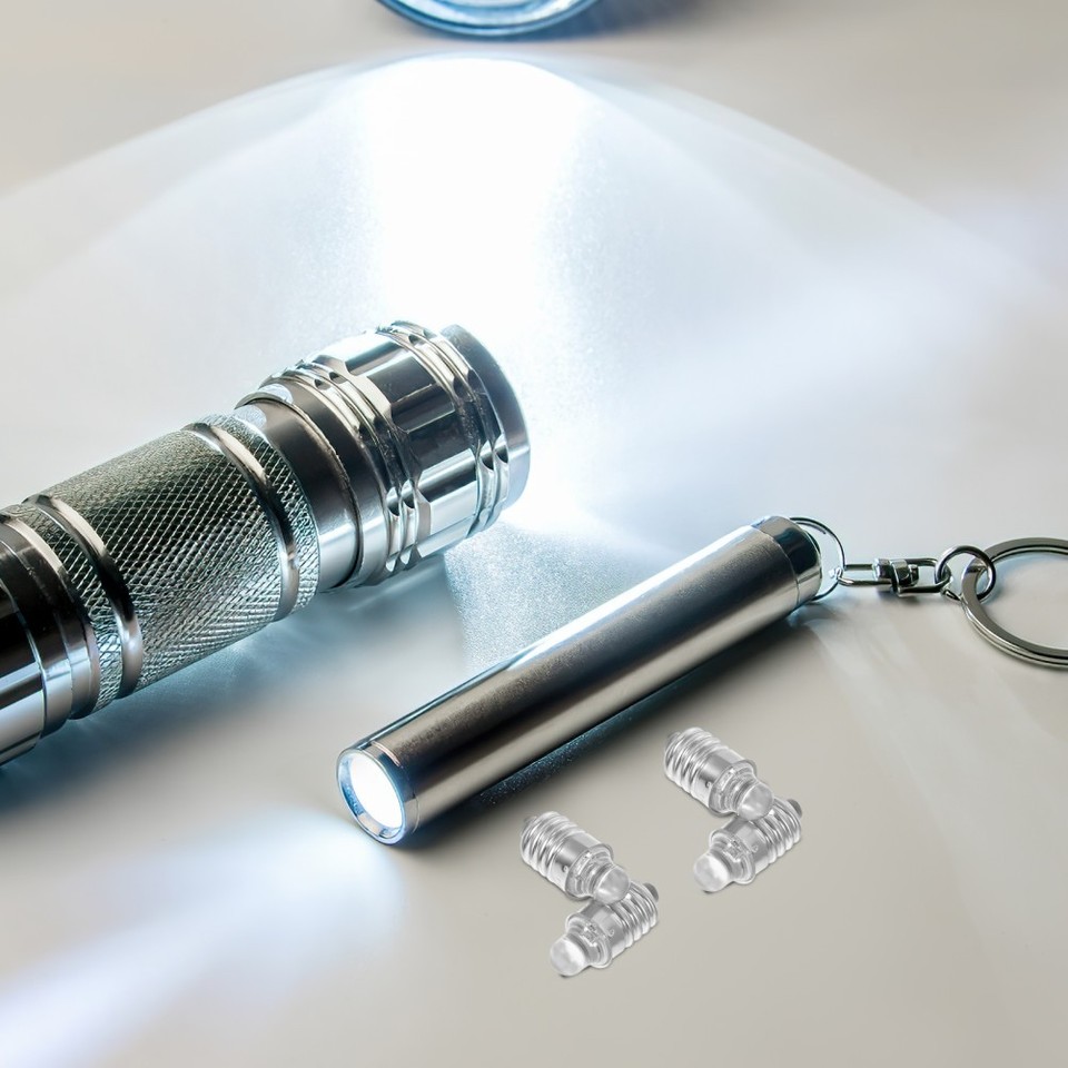 3 Pieces Led Flashlight Replacement Bulb Mini Bulbs for Flashlights ...