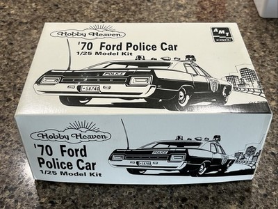 AMT 1970 FORD POLICE CAR FACTORY SEALED INSIDE KIT! CIRCA 1995! VMCP ...