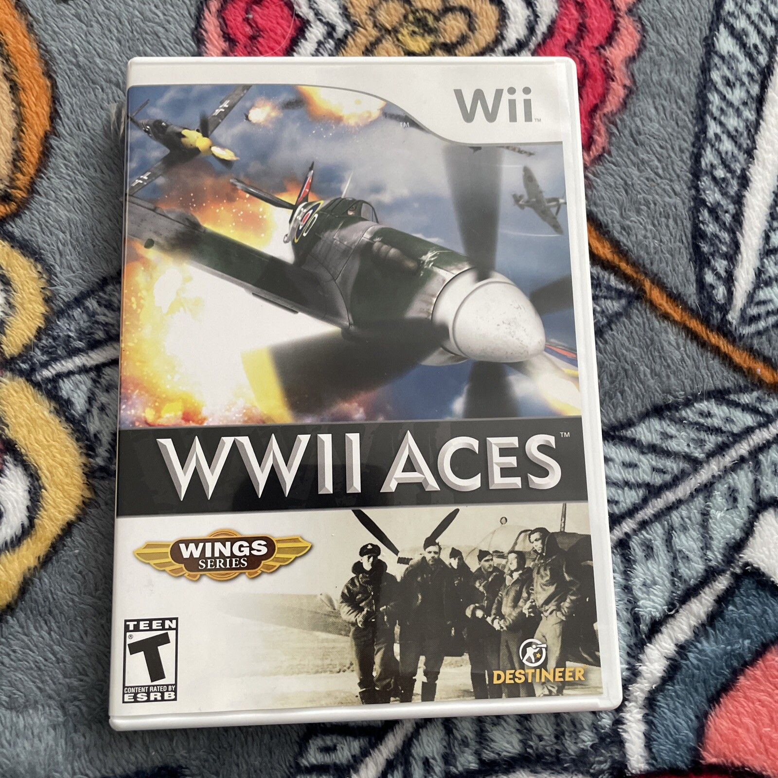 WWII WW2 Aces Wings Series Nintendo Wii Combat Flight Sim Game ...