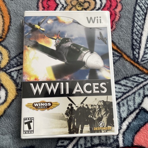 WWII WW2 Aces Wings Series Nintendo Wii Combat Flight Sim Game ...