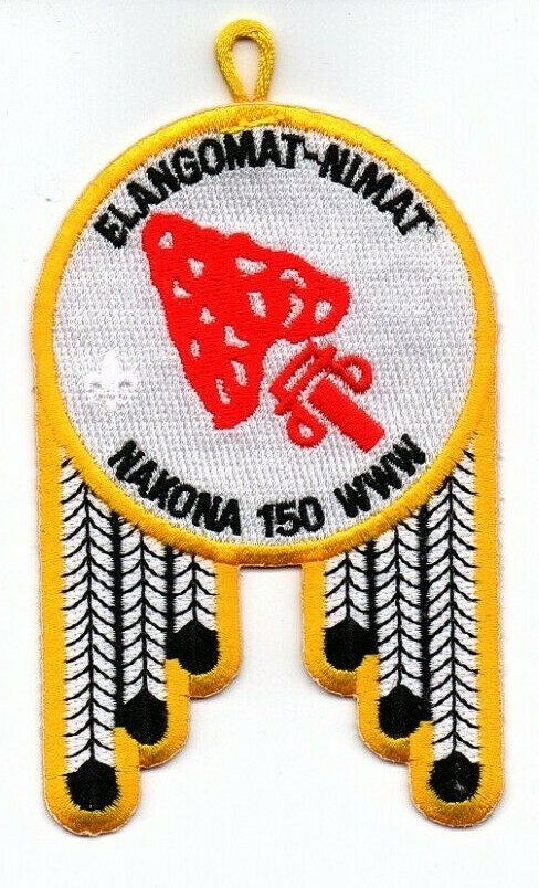 Boy Scout OA 150 Nakona Lodge Elangomat-Nimat Yellow Border Patch X6 | eBay