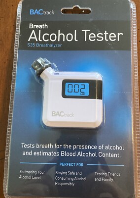 BacTrack Breath Alcohol Tester S35 Portable Breathalyzer and Advanced ...