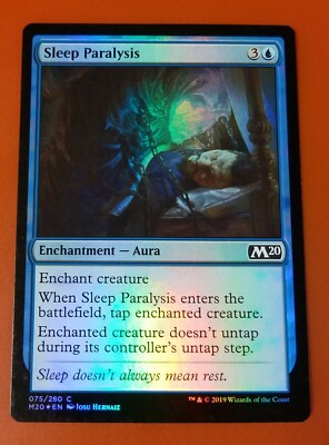 1x Sleep Paralysis | FOIL | M20 Core Set 2020 | MTG Magic Cards | eBay