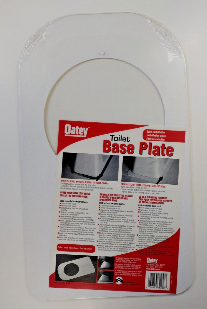 Oatey Toilet Base Plate OATEY 4" X 4" DEEPSET CAST IRON COMPRESSION
