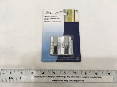 (1) NEW First Watch Window Vent Lock - CHROME - 1407 | eBay