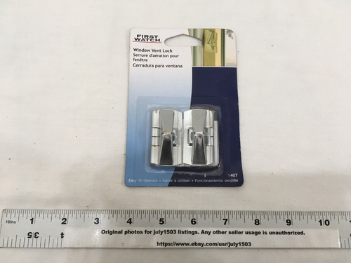 (1) NEW First Watch Window Vent Lock - CHROME - 1407 | eBay