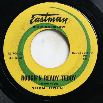NORM OWENS - ROUGH'N READY TEDDY / TEN PACES - ROCKABILLY 45 | eBay