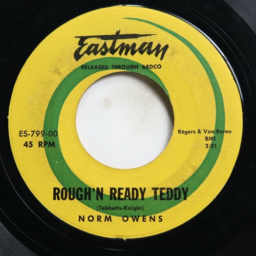 NORM OWENS - ROUGH'N READY TEDDY / TEN PACES - ROCKABILLY 45 | eBay ...