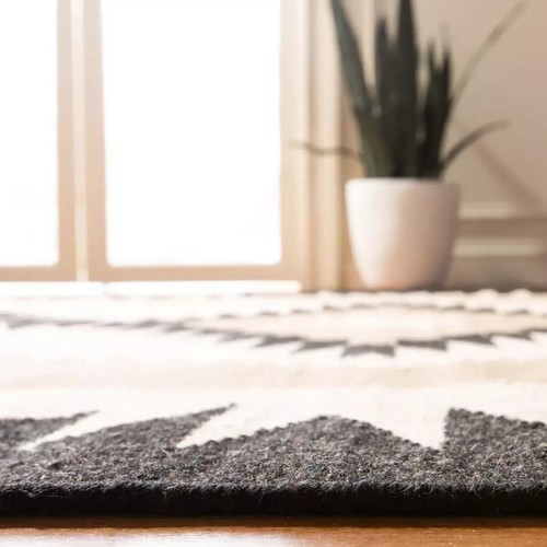 Mexican Wool Boho Rug Turkish Aztec Kilim Rug Handwoven Oriantal Rugs ...