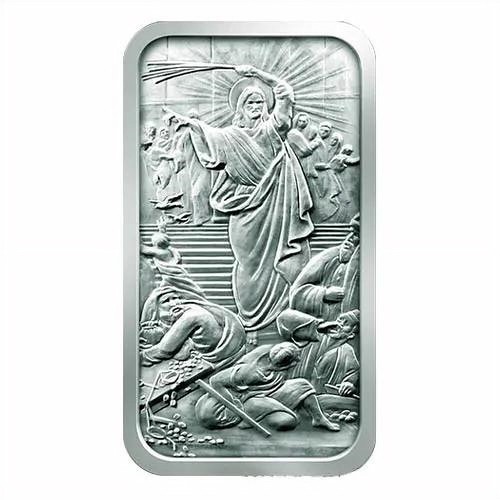 Jesus Clearing the Temple 10 ounce / .999 Fine Silver Bar B/U | eBay