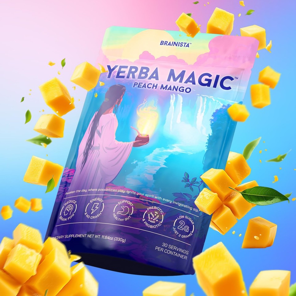Yerba Magic Sticks Peach Mango - Yerba Mate Powder Single Serve Sticks ...